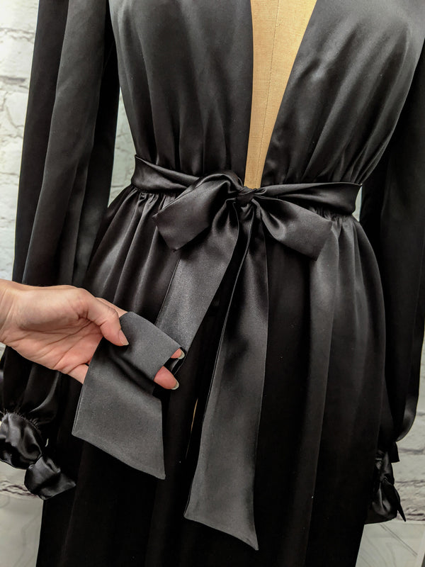 Luxury, floor-length robes and silk dressing gowns